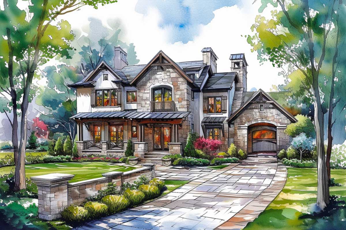 Dream Homes on Paper: Mastering the Art of House Drawing - Julieverse